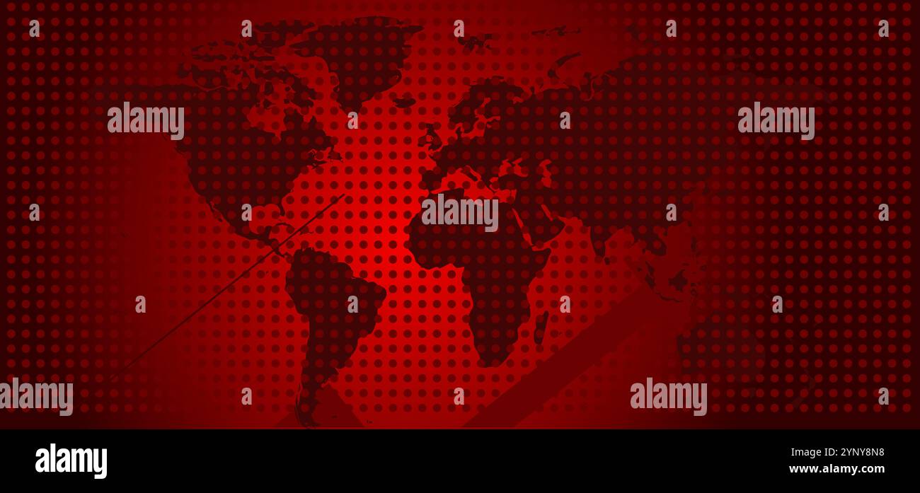 Red map of world, continents, travel Stock Vector Image & Art - Alamy