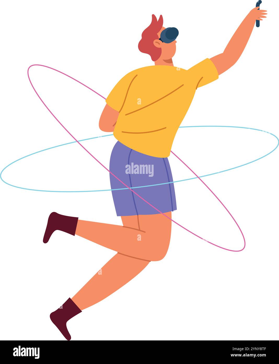 Metaverse virtual reality world Stock Vector Images - Alamy