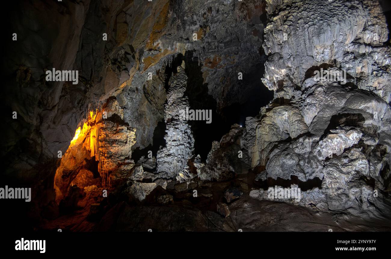Unique rock formations create a mesmerizing underground landscape in ...