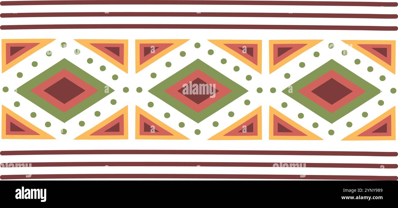 african culture geometric design border Stock Vector Image & Art - Alamy