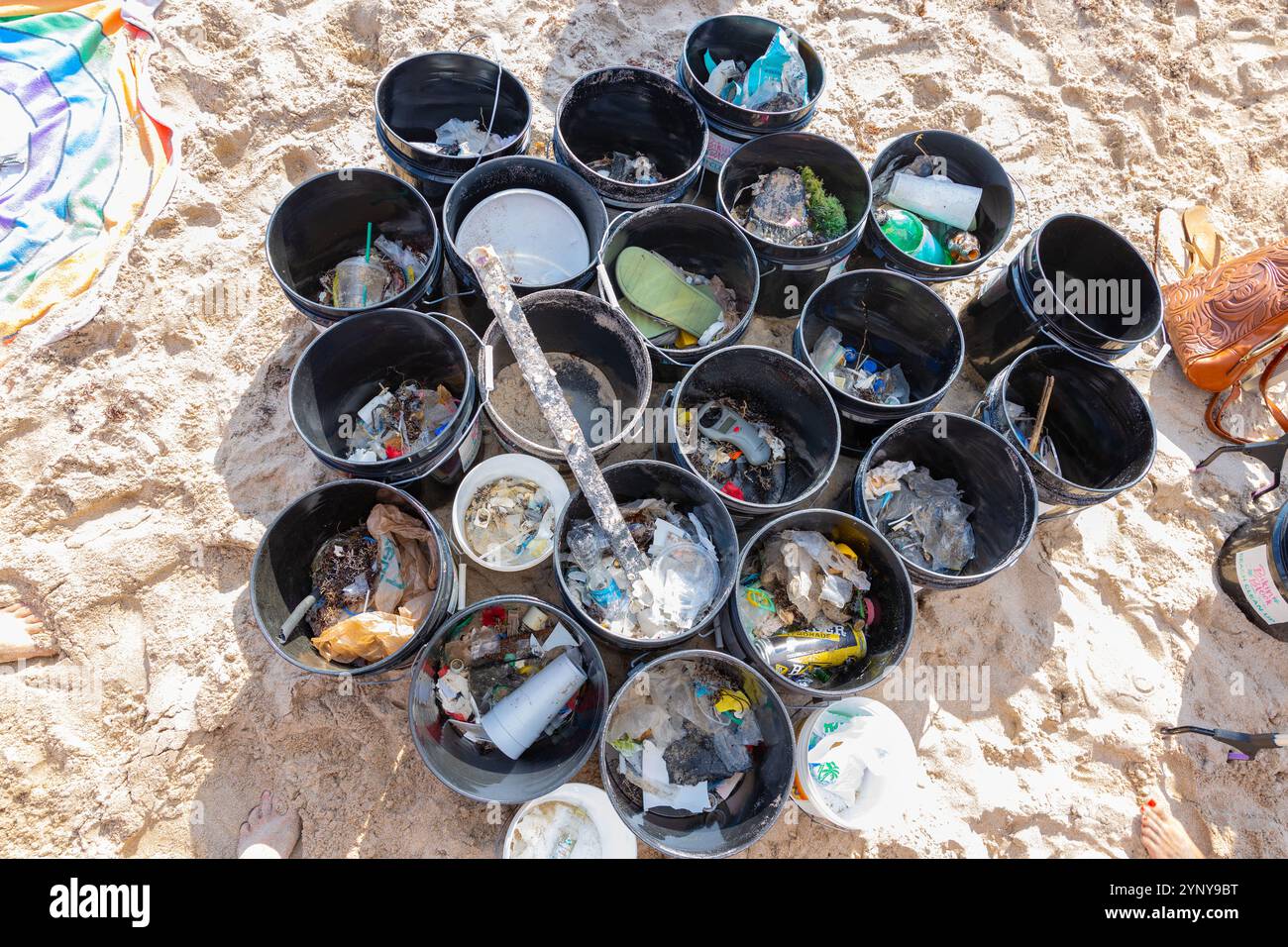 Trash buckets hi-res stock photography and images - Alamy