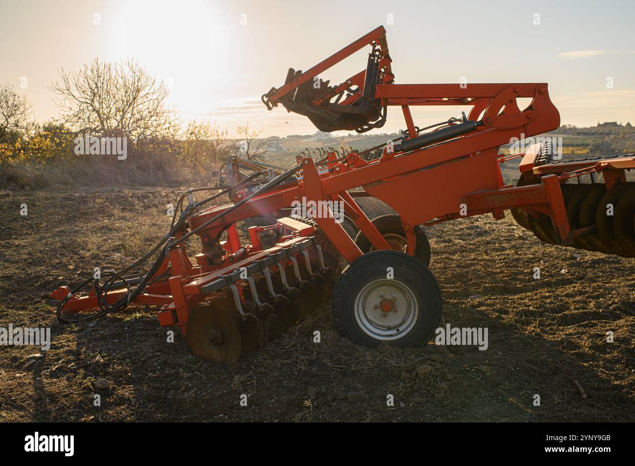 agricultural technic and farming equipment Stock Photo - Alamy
