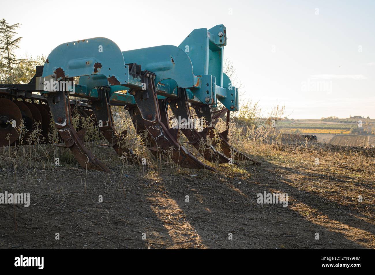 agricultural technic and farming equipment Stock Photo - Alamy