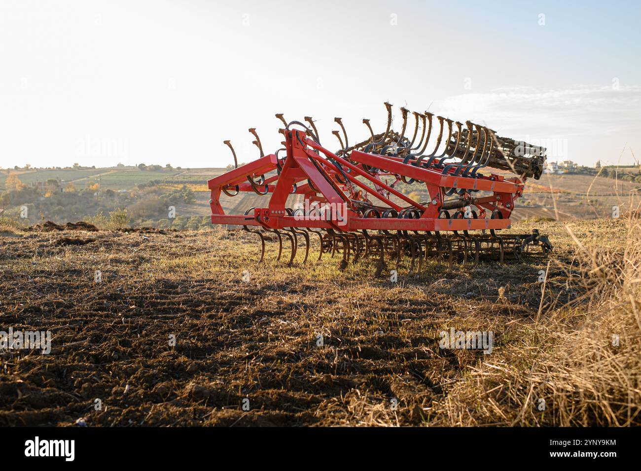 agricultural technic and farming equipment Stock Photo - Alamy
