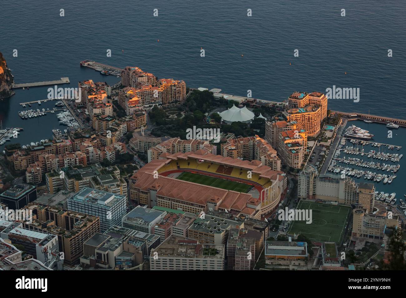 Monaco, Monaco. 27th Nov, 2024. A general view of the stadium prior to ...