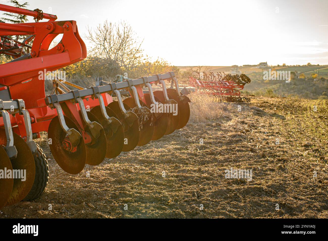 agricultural technic and farming equipment Stock Photo - Alamy