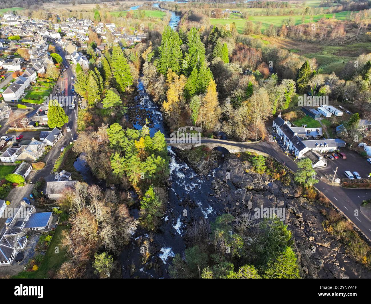 Aerial view of killin hi-res stock photography and images - Alamy