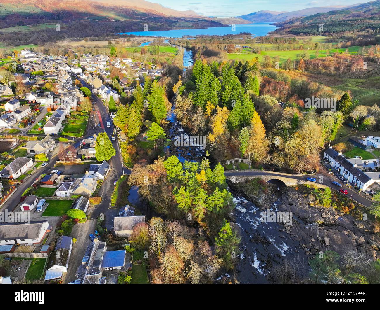 Aerial view of killin hi-res stock photography and images - Alamy