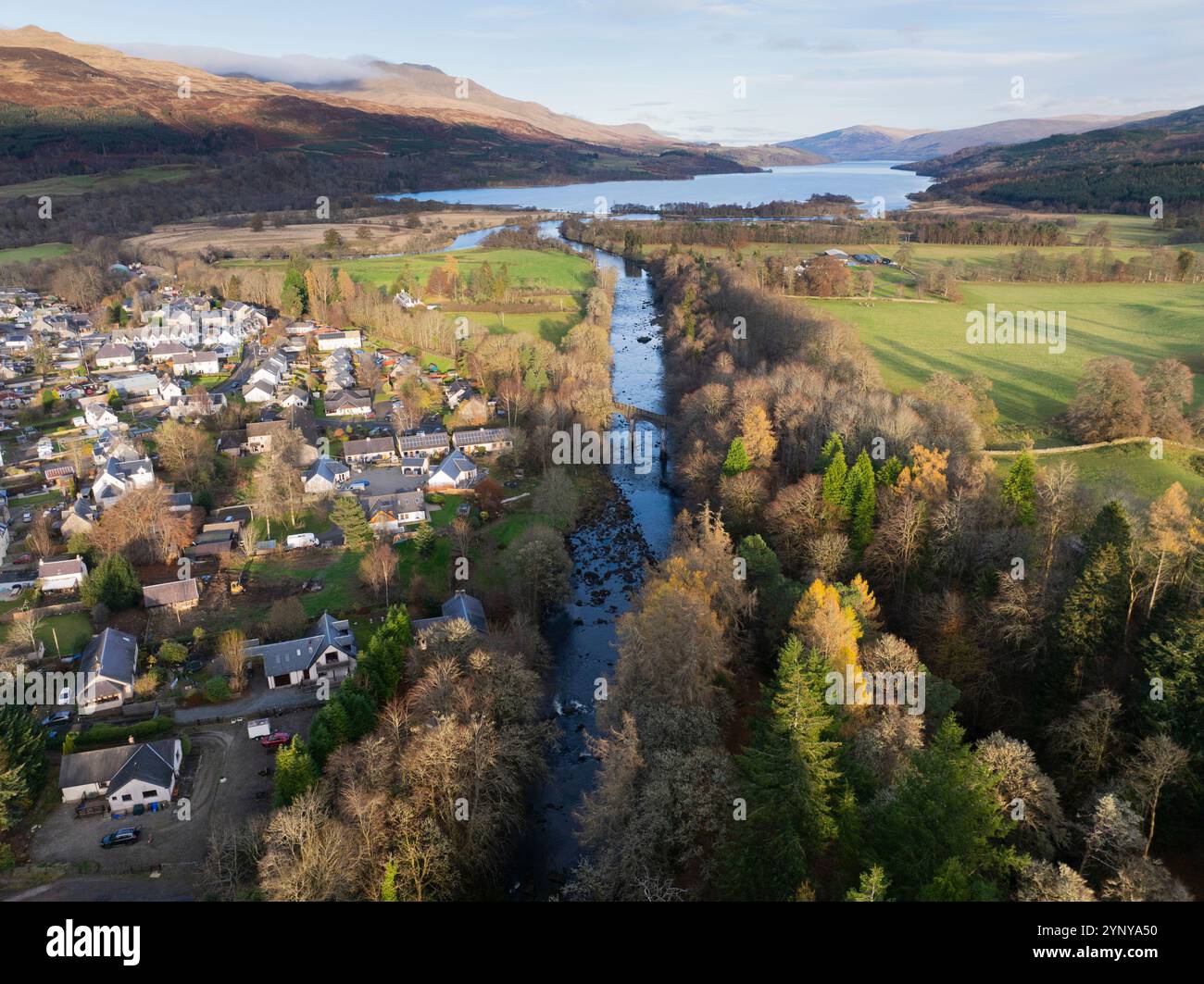 Aerial view of killin hi-res stock photography and images - Alamy