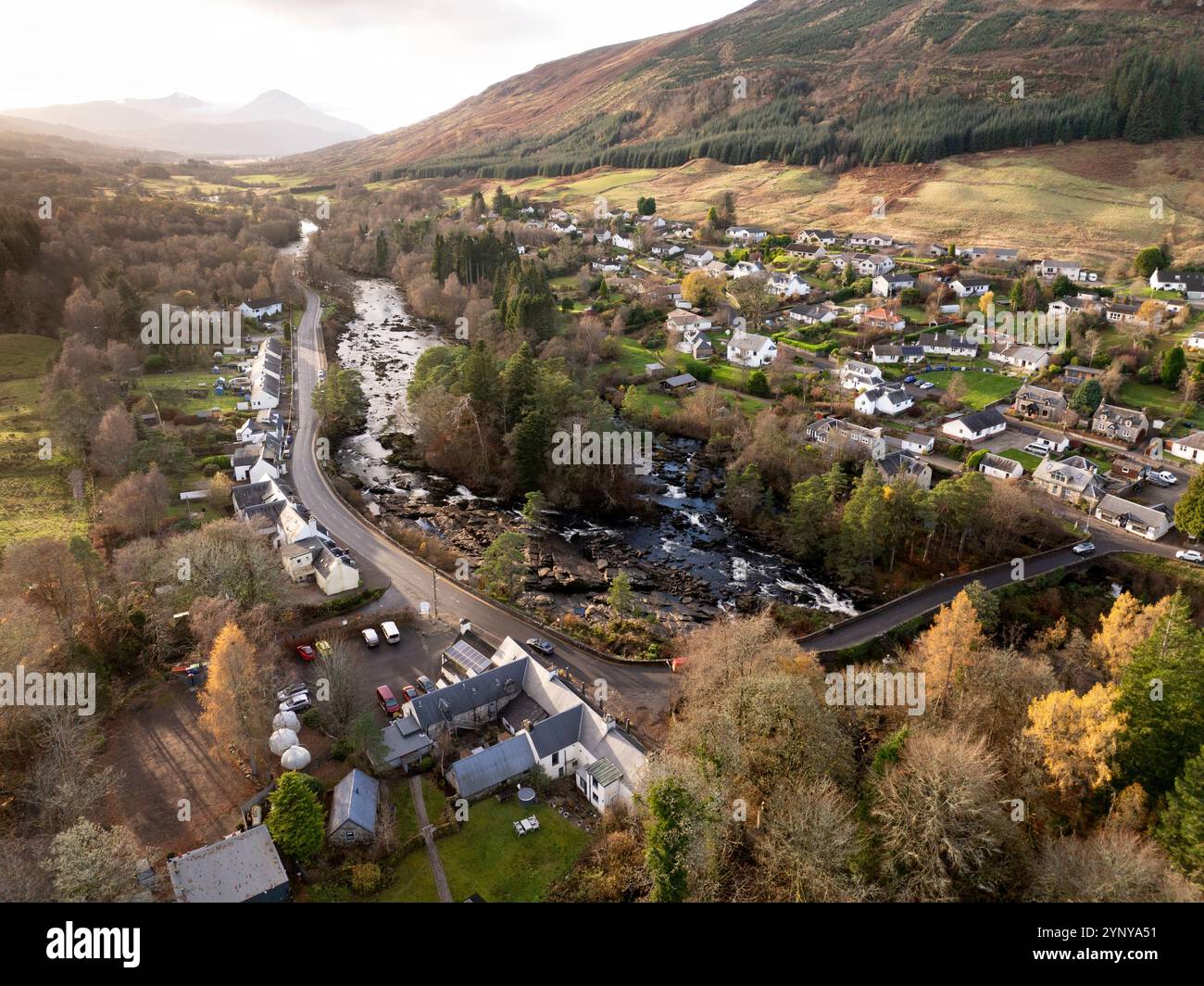 Aerial view of killin hi-res stock photography and images - Alamy