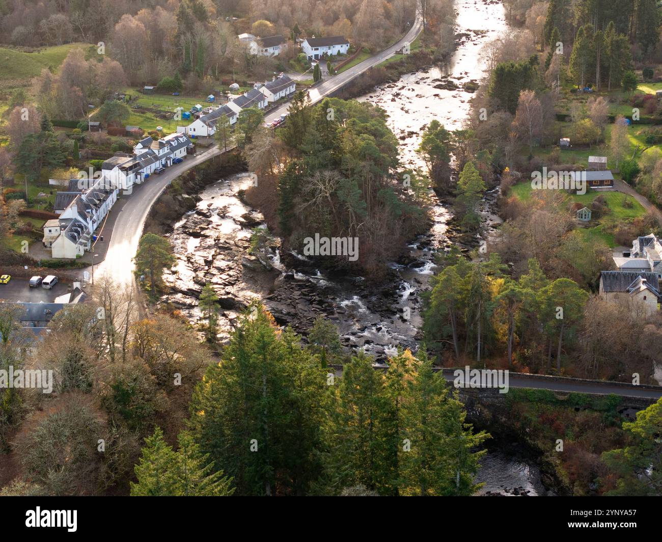 Aerial view of killin hi-res stock photography and images - Alamy