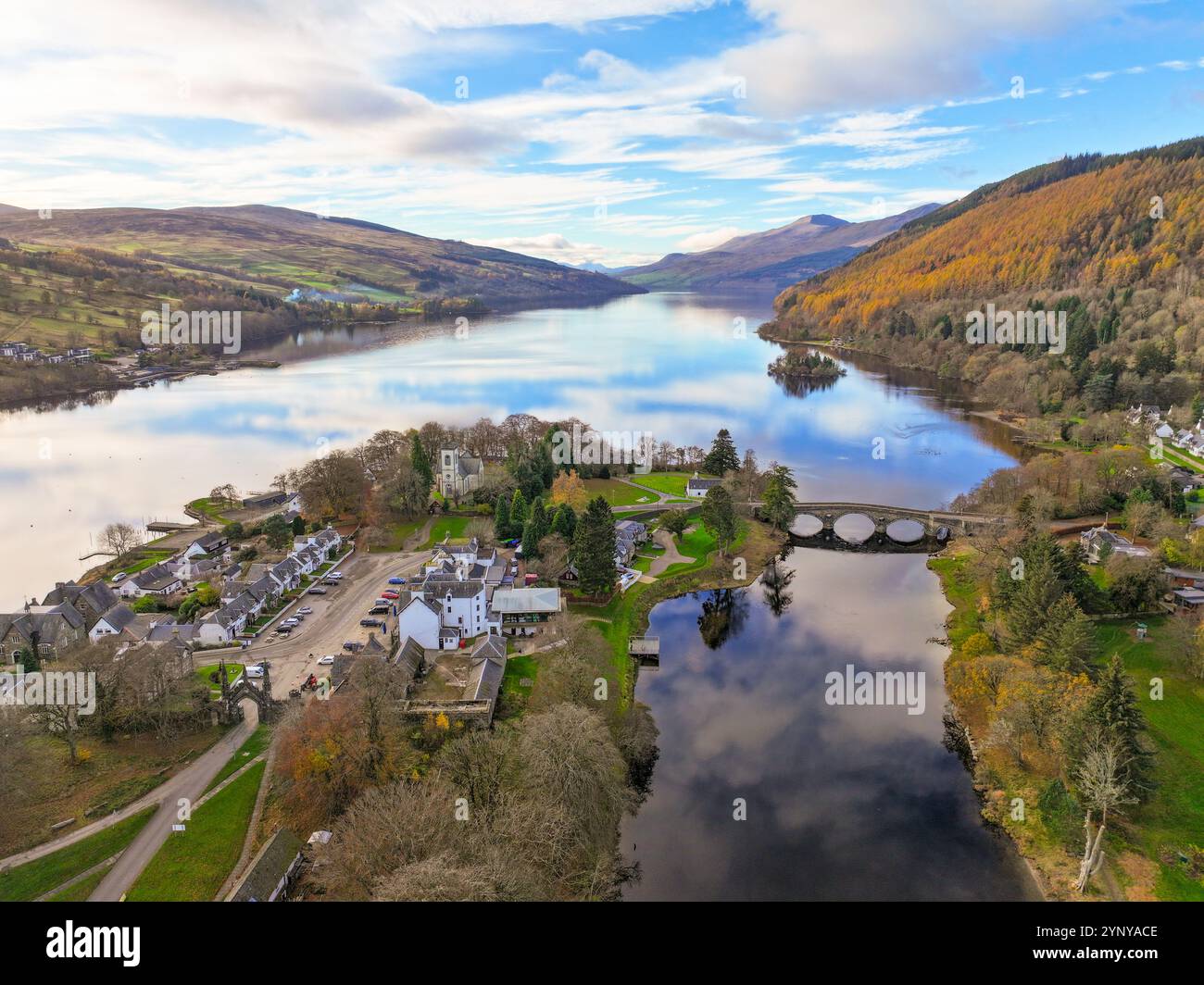 Loch tay aerial hi-res stock photography and images - Alamy