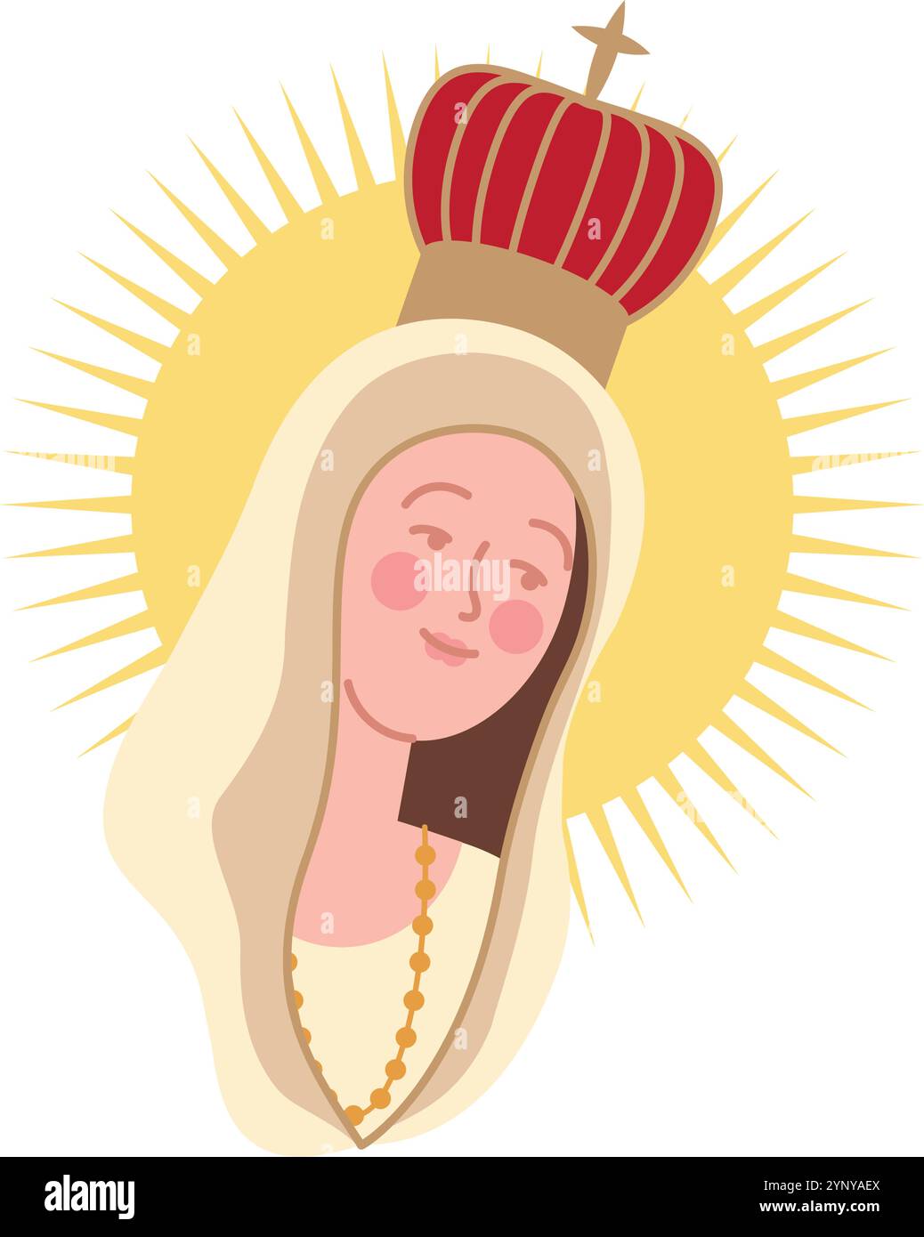 Blessed virgin mary of the holy rosary Cut Out Stock Images & Pictures ...