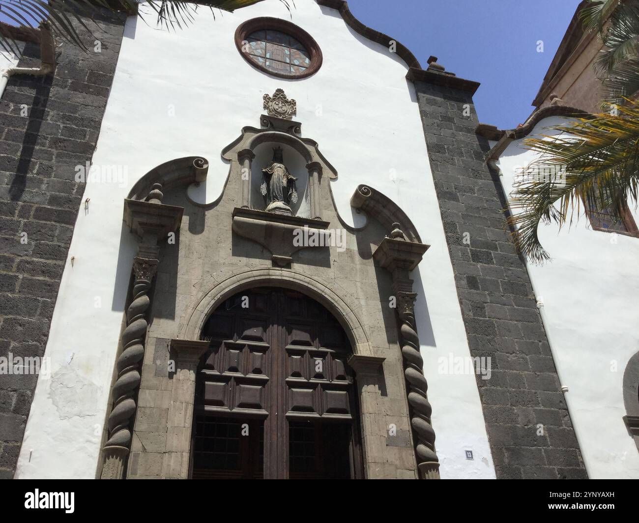 The exterior of a historic church showcases intricate stonework and a ...
