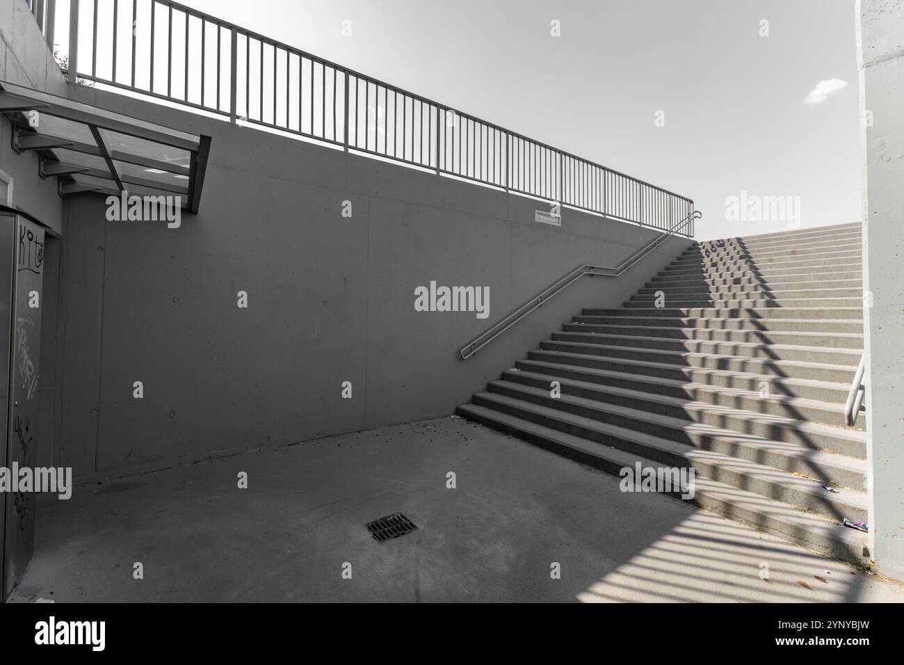 A dangerous underground passage, a meeting place for criminals and drug ...