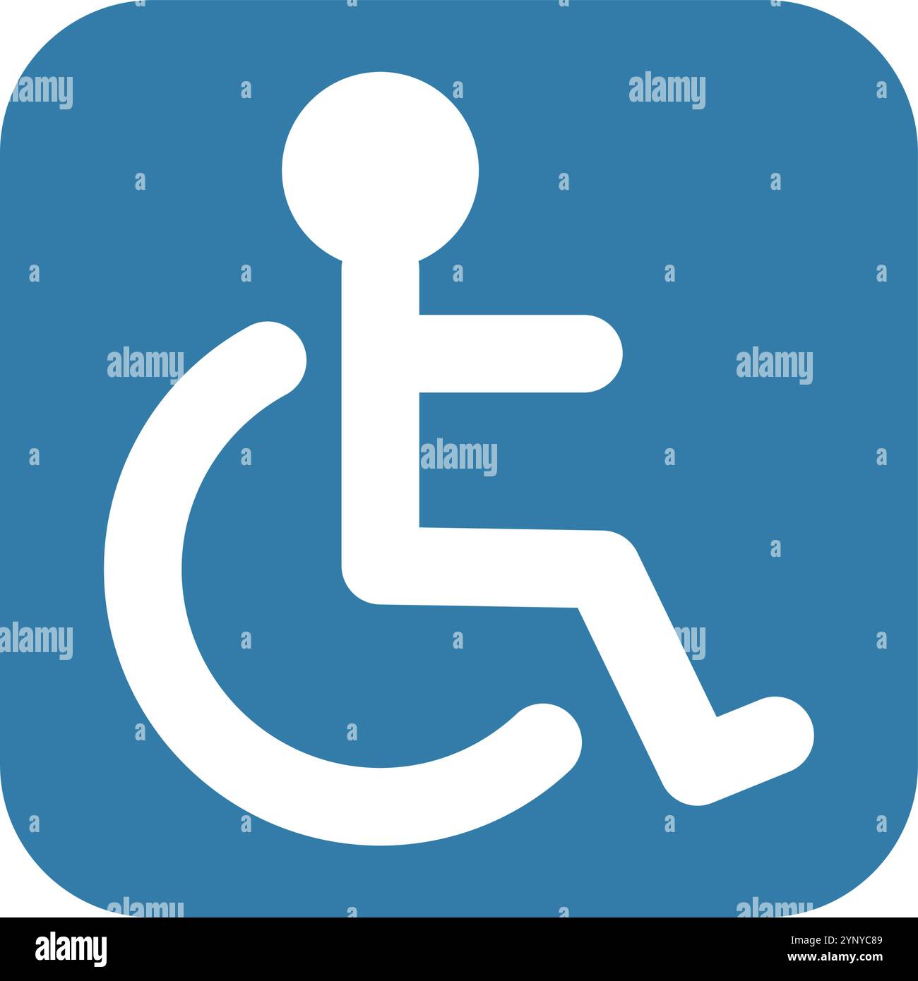 Wheelchair symbol - vector icon Stock Vector Image & Art - Alamy