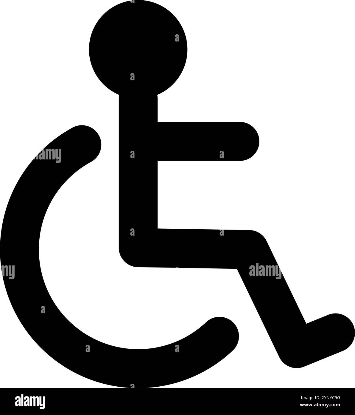 Wheelchair symbol - vector icon Stock Vector Image & Art - Alamy