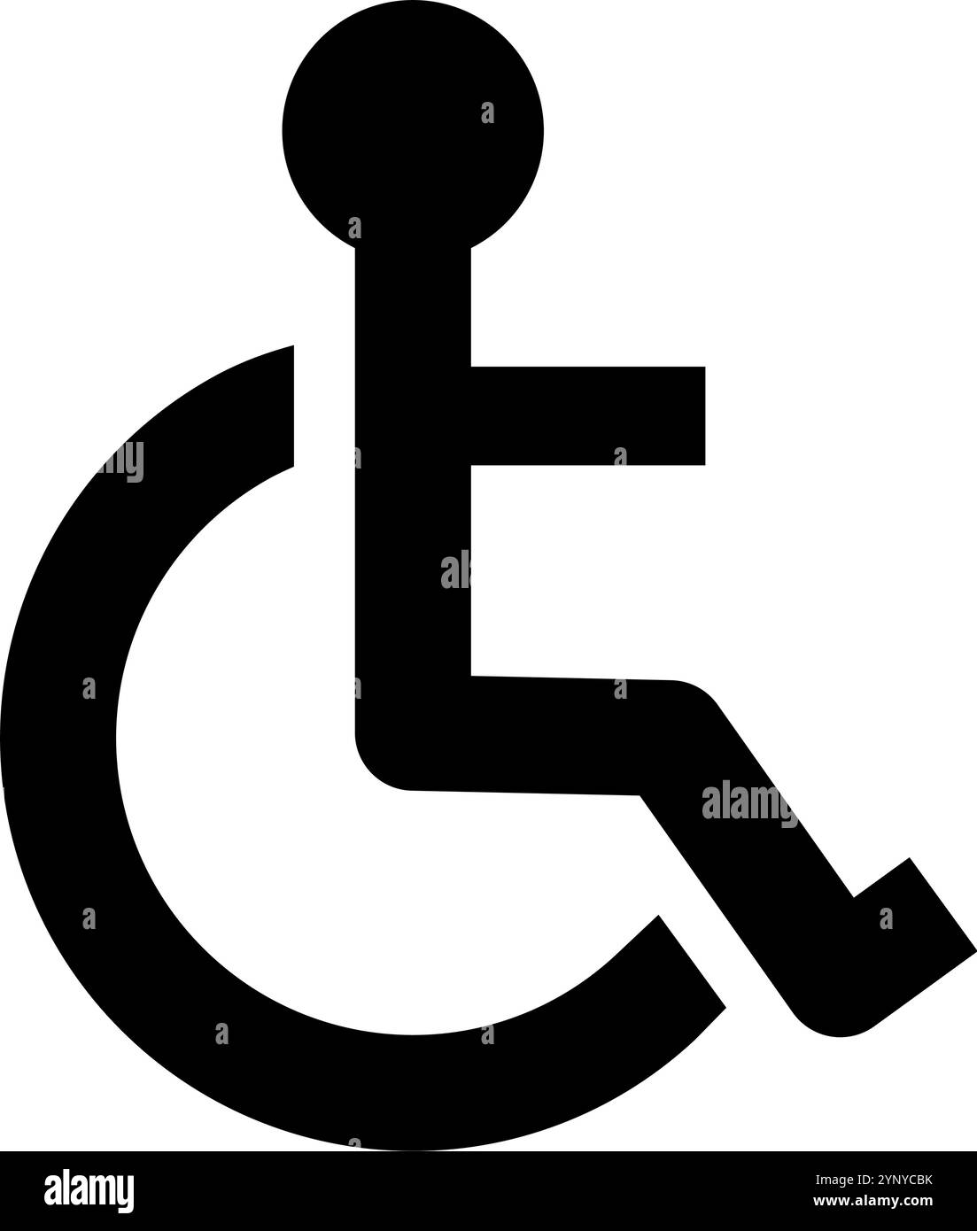 Wheelchair symbol - vector icon Stock Vector Image & Art - Alamy