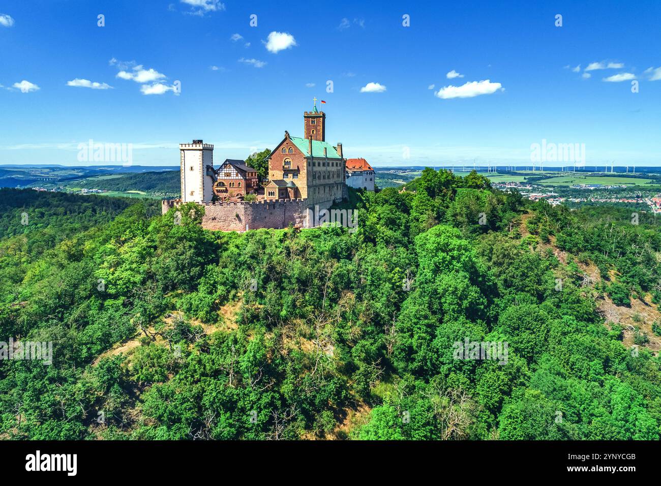 EISENACH, THURINGIA, GERMANY - CIRCA JUNE 2024: Fortress Wartburg At ...