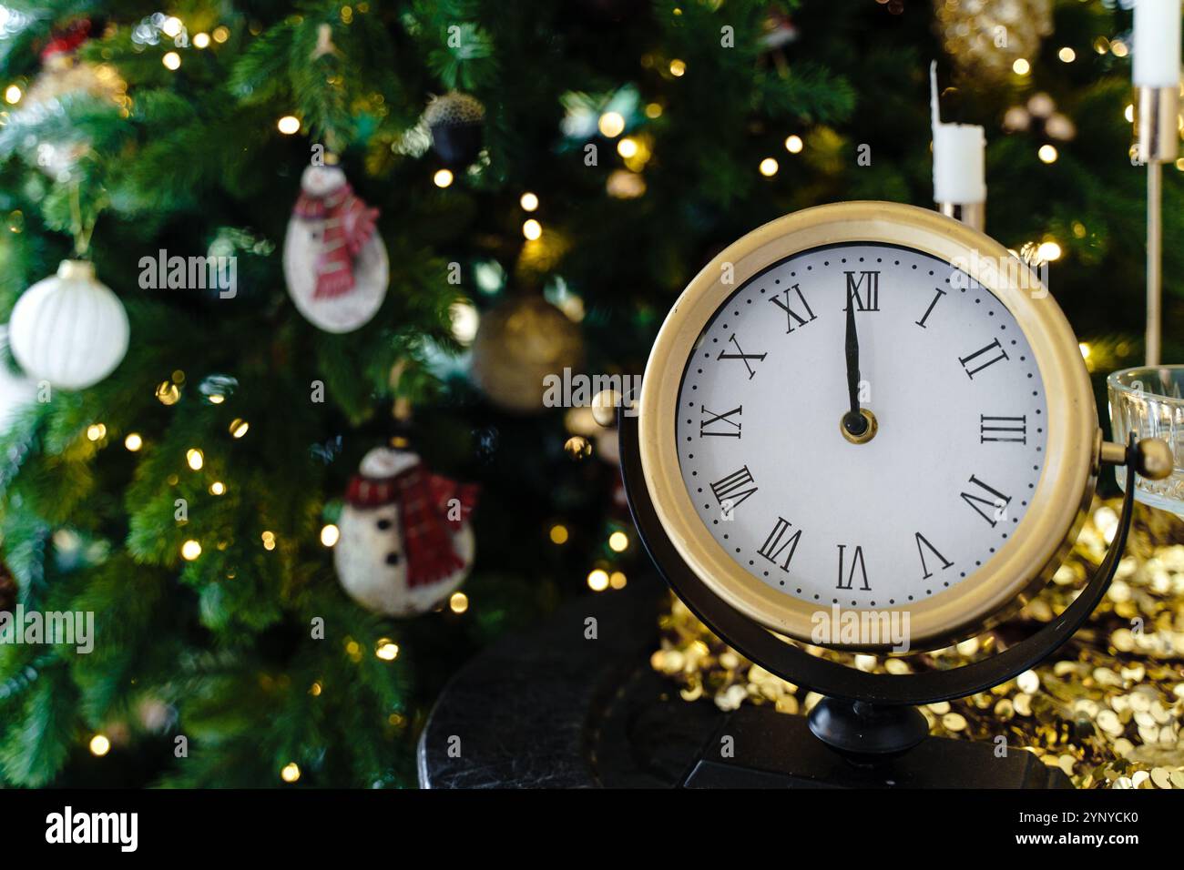 New year clock 2026 hi-res stock photography and images - Alamy
