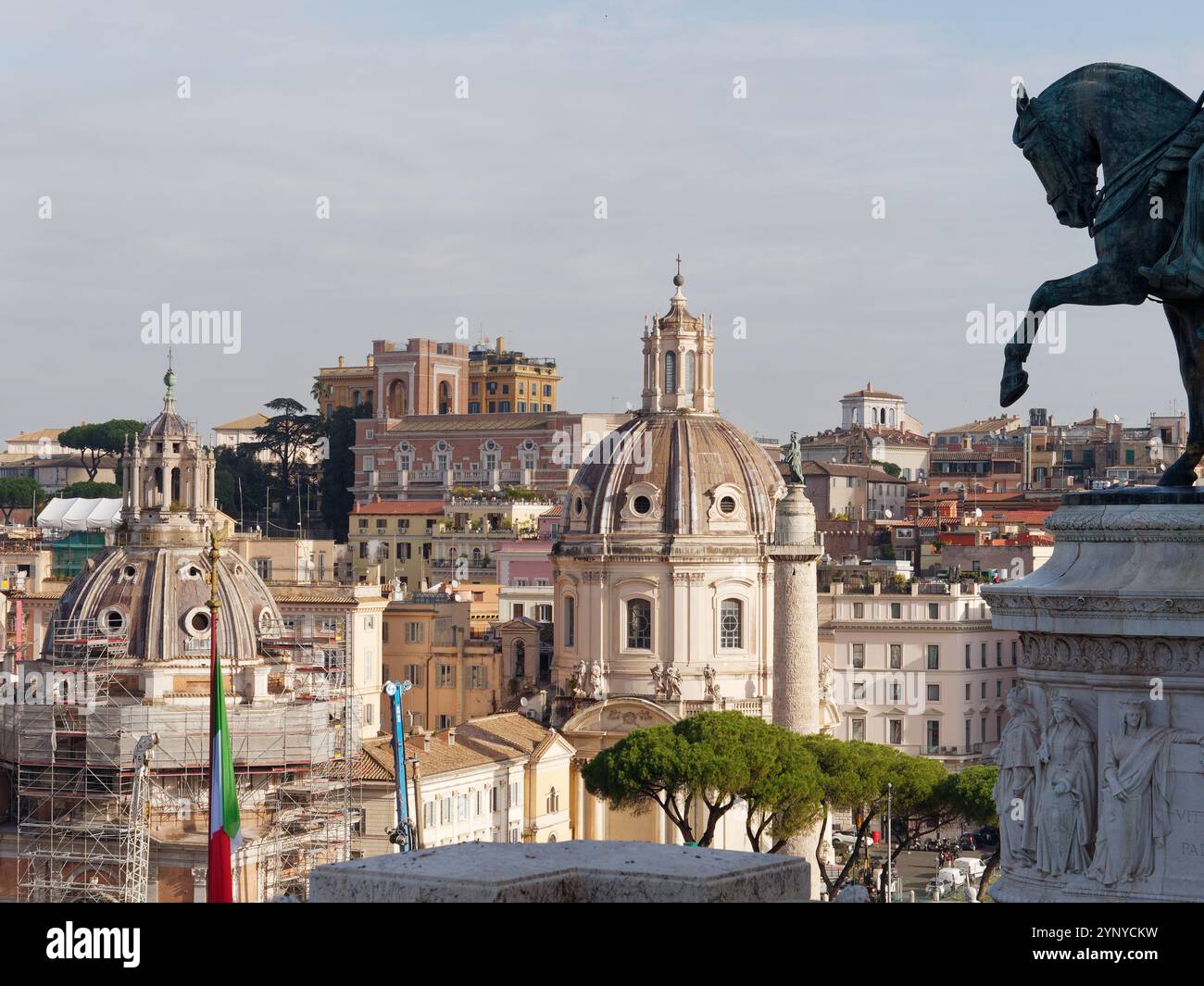 View from Victor Emmanuel II Monument aka Altar Of The Fatherland ...