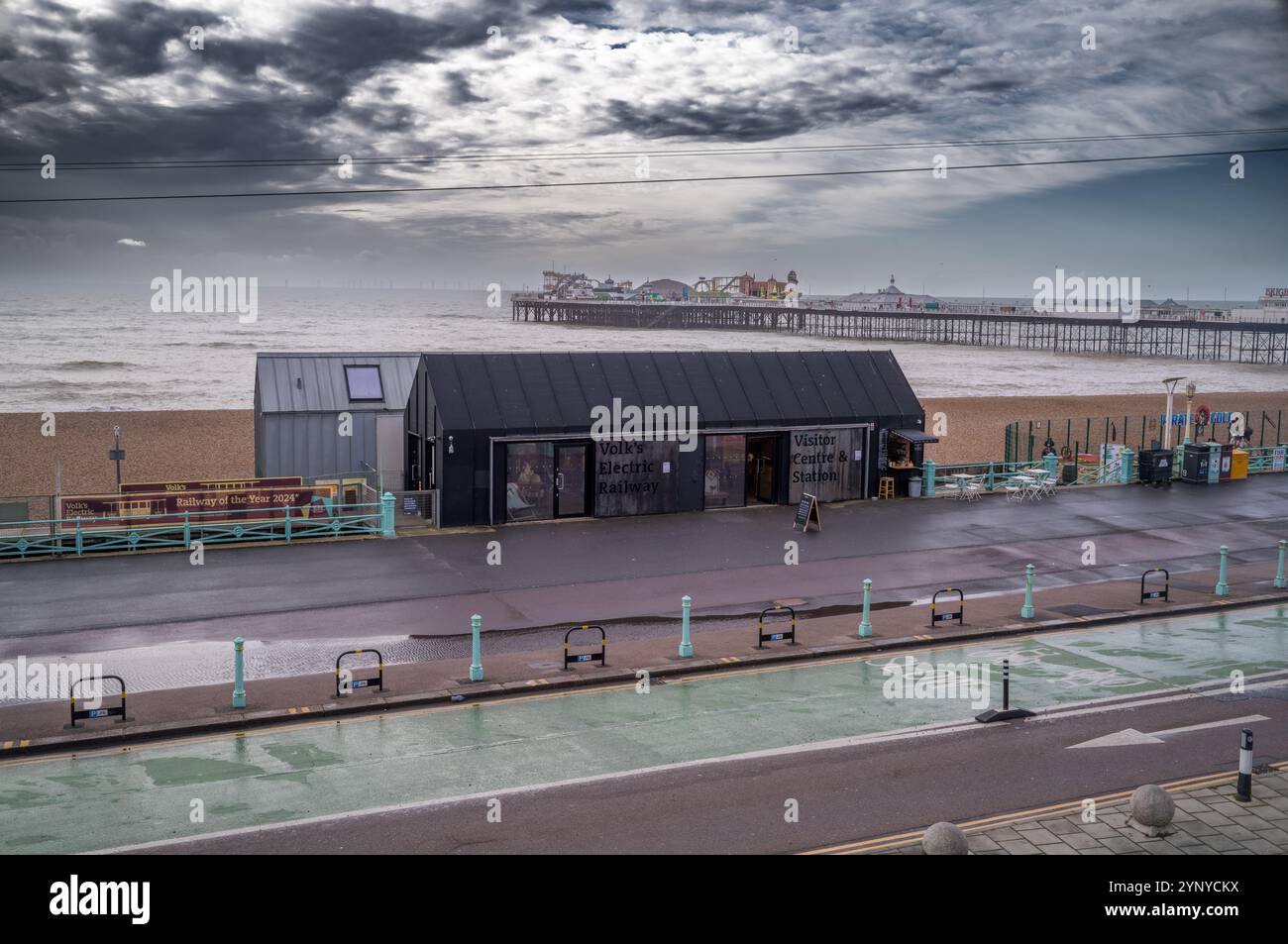 Volk's Electric Railway Visitor Centre and Station Stock Photo - Alamy