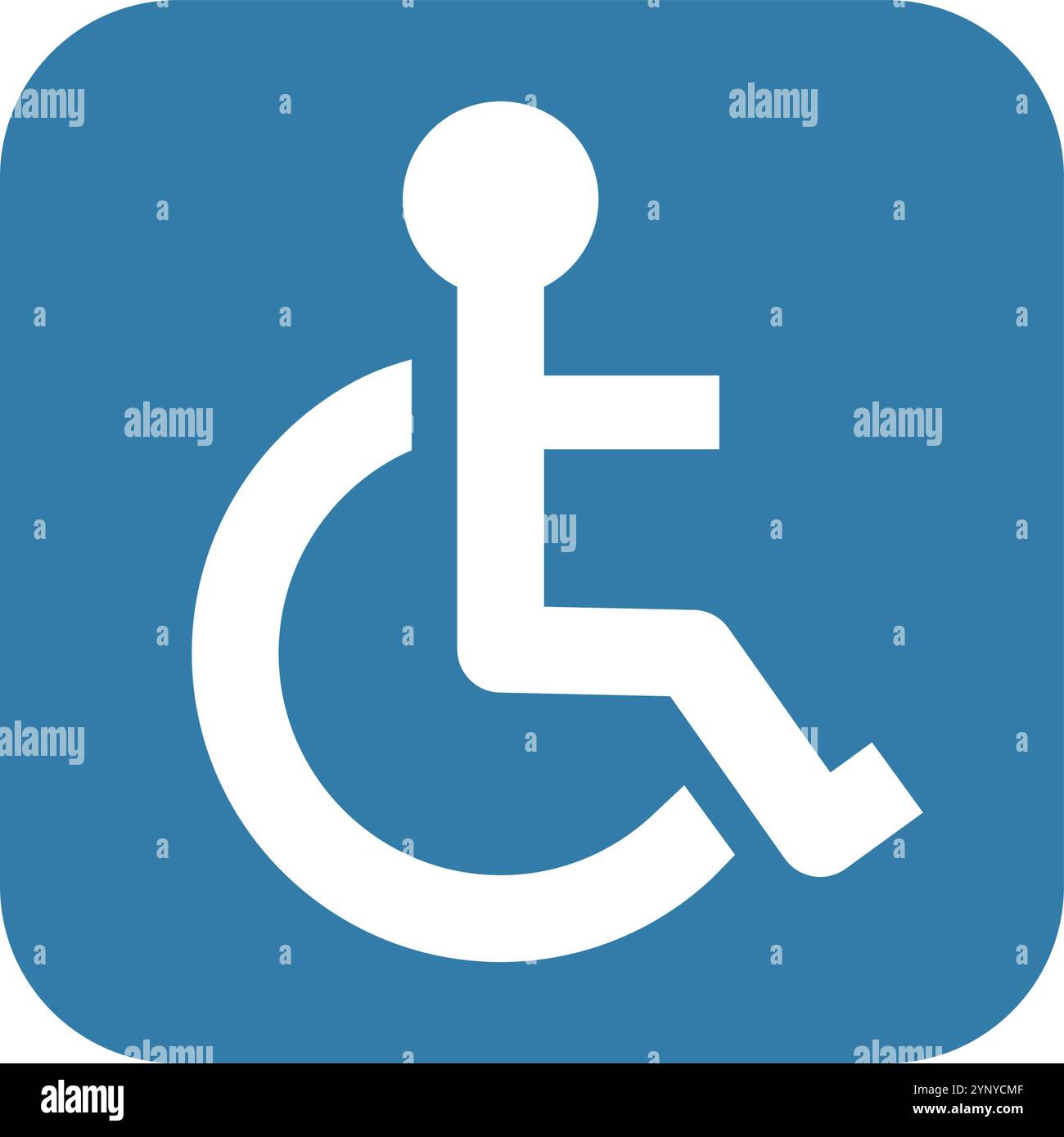 Wheelchair symbol - vector icon Stock Vector Image & Art - Alamy