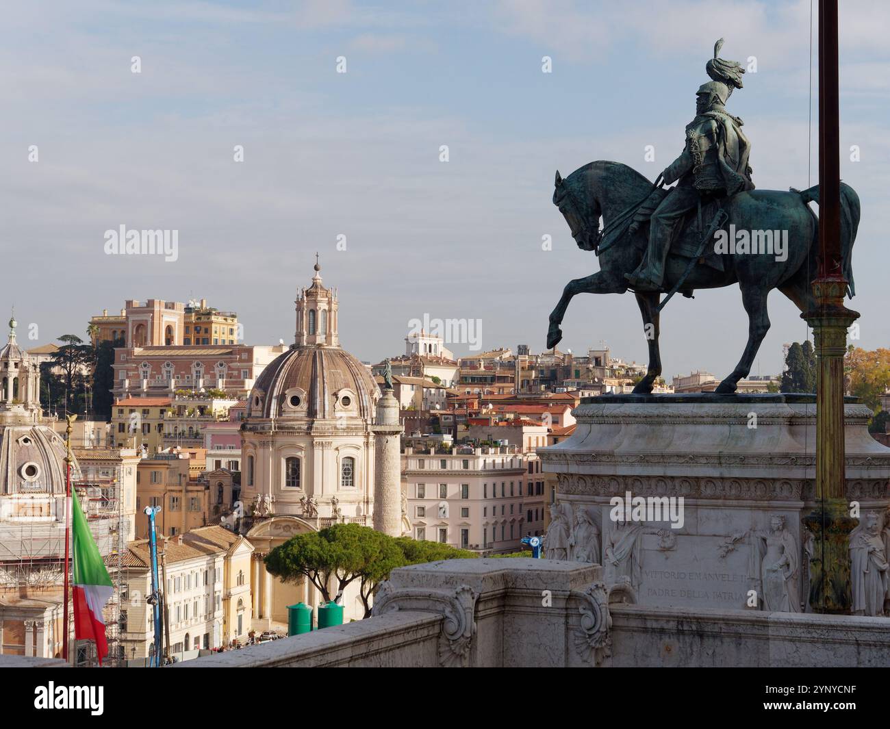 View from Victor Emmanuel II Monument aka Altar Of The Fatherland ...