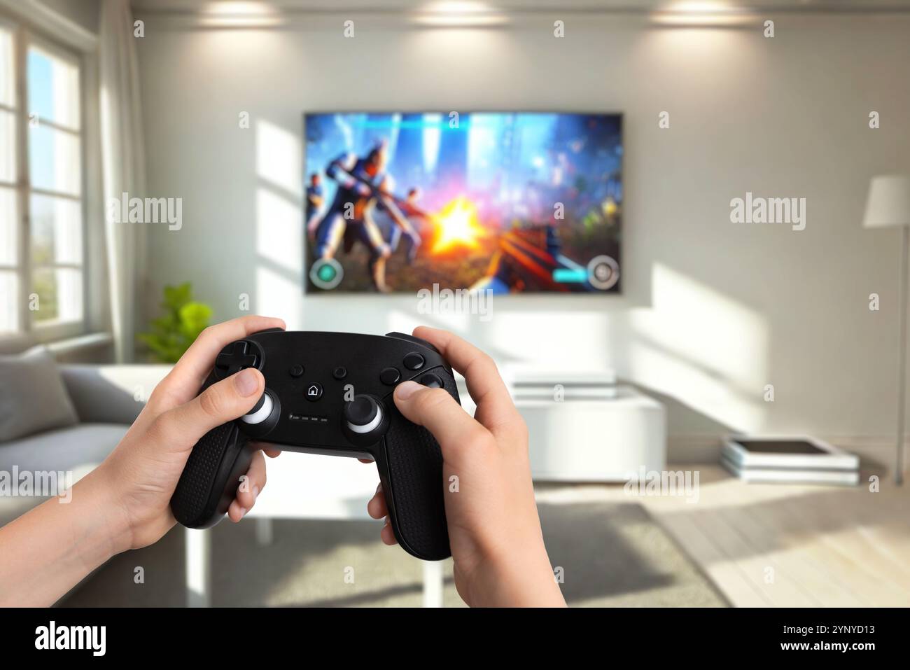 Wall mounted entertainment console hi-res stock photography and images ...