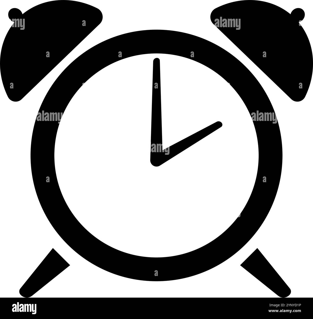 Clock white icon Black and White Stock Photos & Images - Alamy