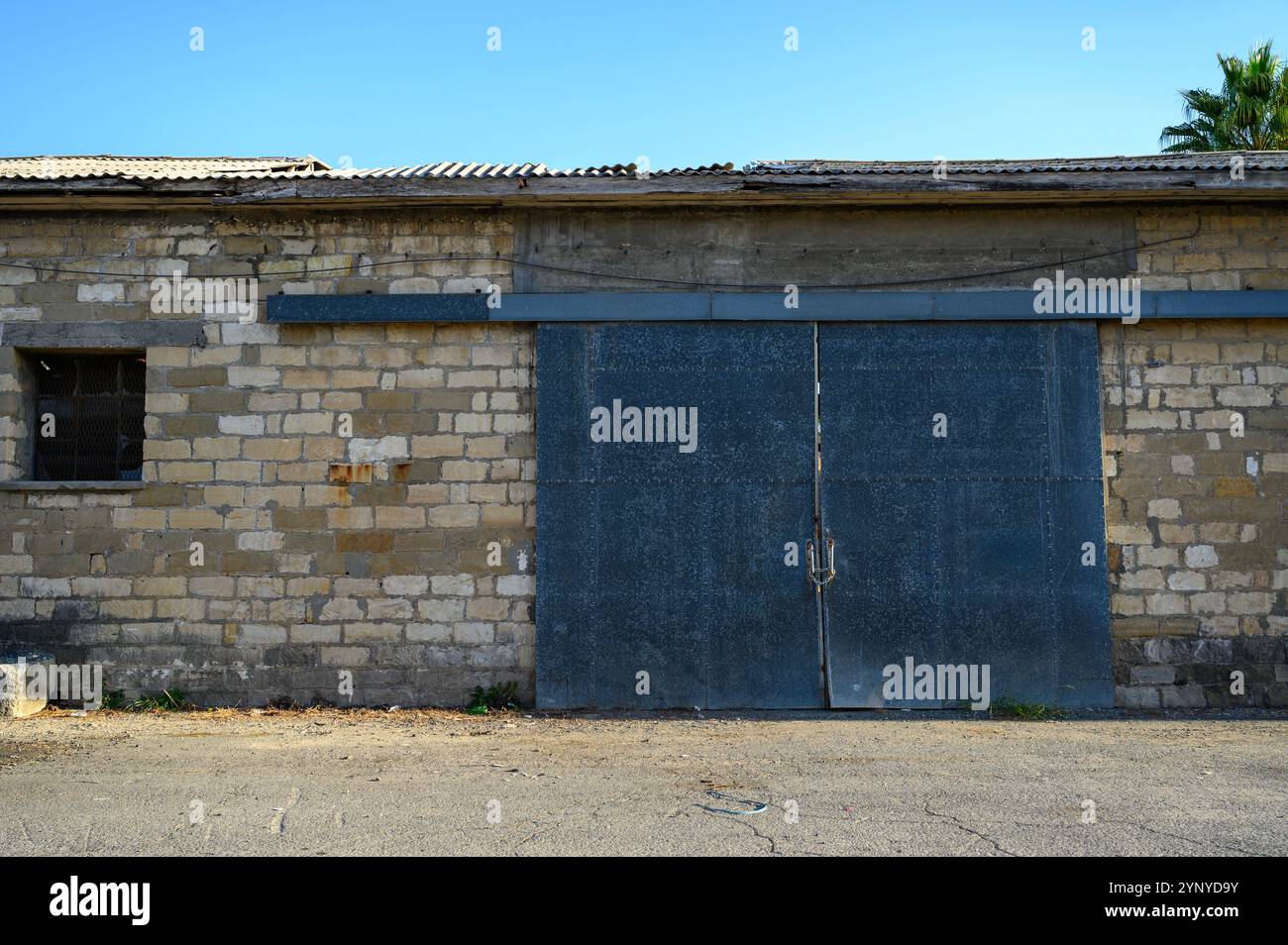 Abandoned Stone Warehouse with Weathered Charm and Rustic Appeal Stock ...