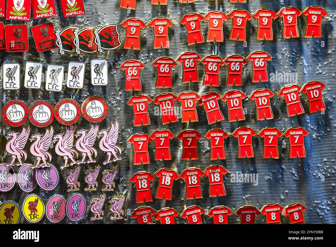 Liverpool real madrid badges hi-res stock photography and images - Alamy