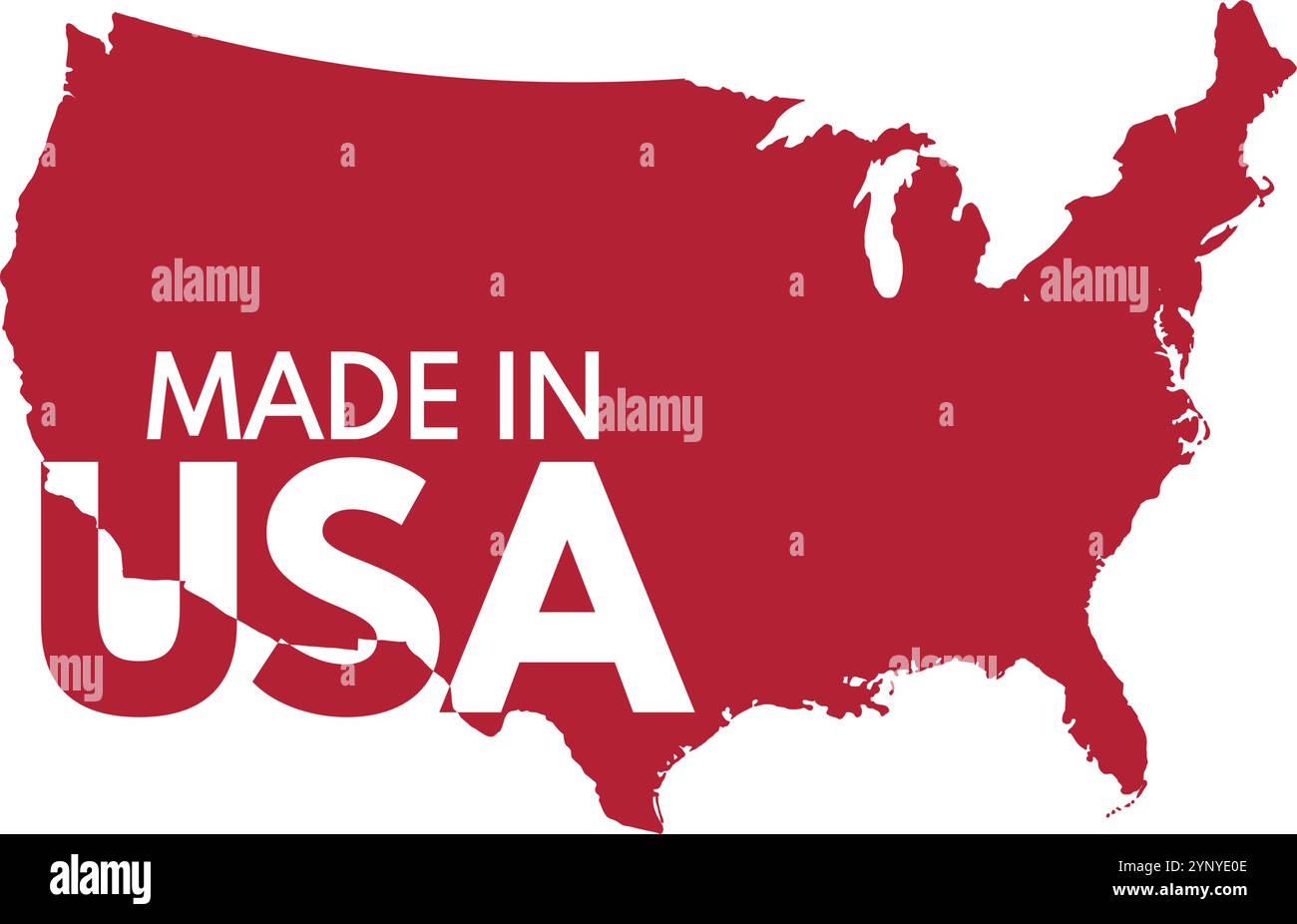Made in the USA. - vector illustration Stock Vector Image & Art - Alamy