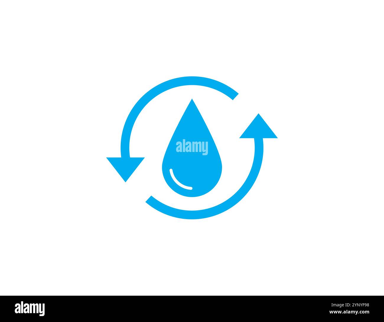 Arrow, drop water, eco icon. Vector illustration Stock Vector Image ...