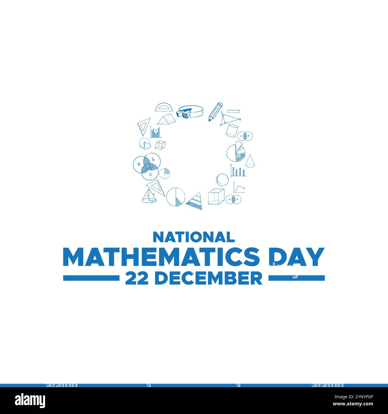 National Mathematics Day.International Day of Mathematics, vector ...