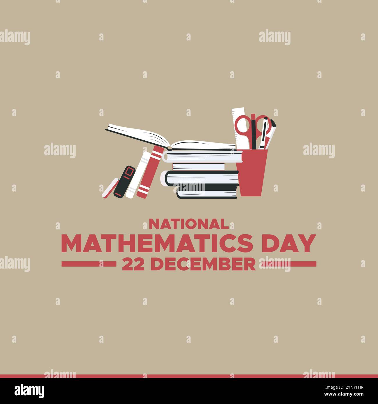 National Mathematics Day.International Day of Mathematics, vector ...