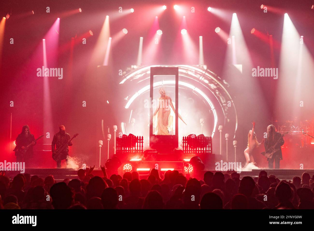 Madison, USA. 26th Nov, 2024. Chris Howarth, Travis Johnson, Maria ...