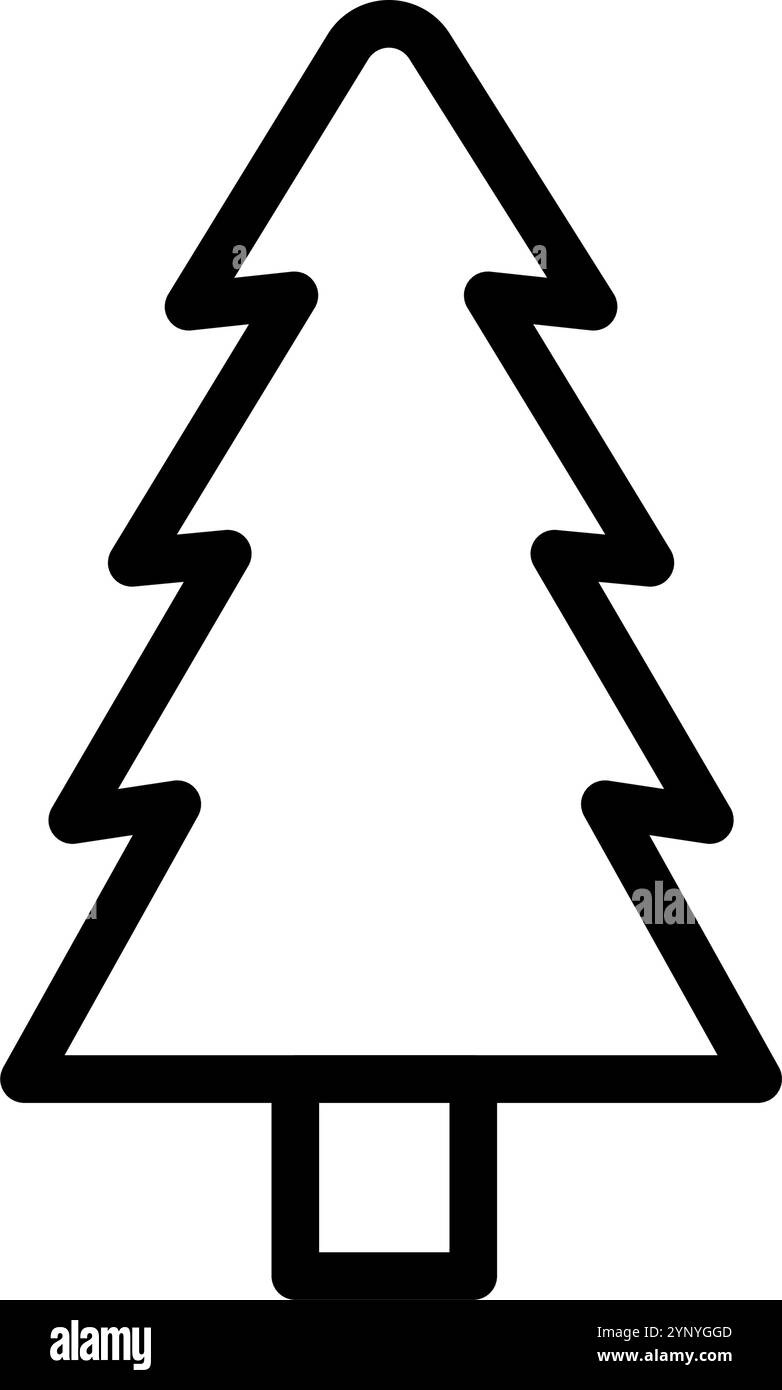 christmas tree icon Stock Vector Image & Art - Alamy