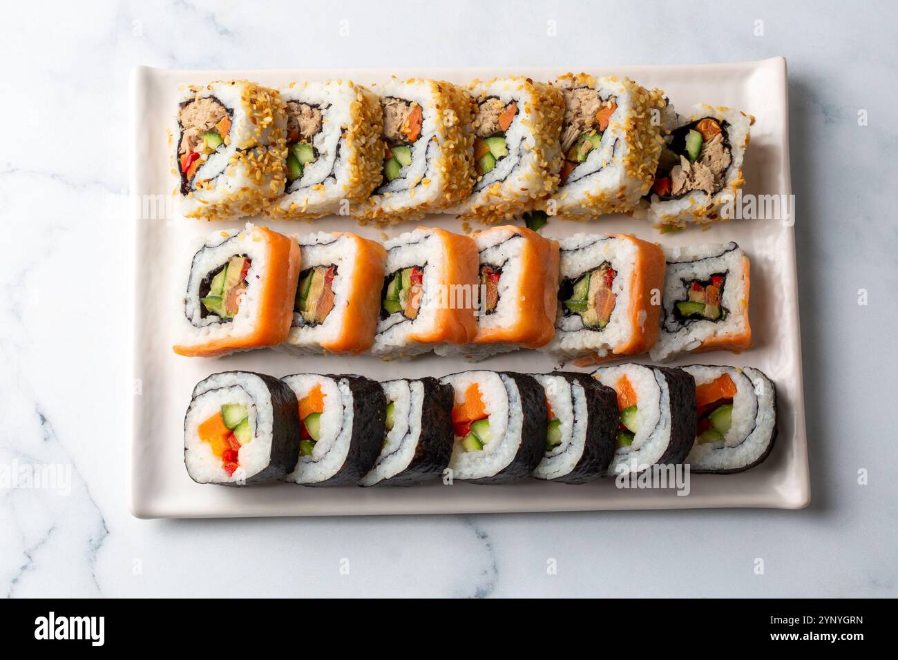 Sushi is a traditional Japanese dish consisting of rice with vinegar ...