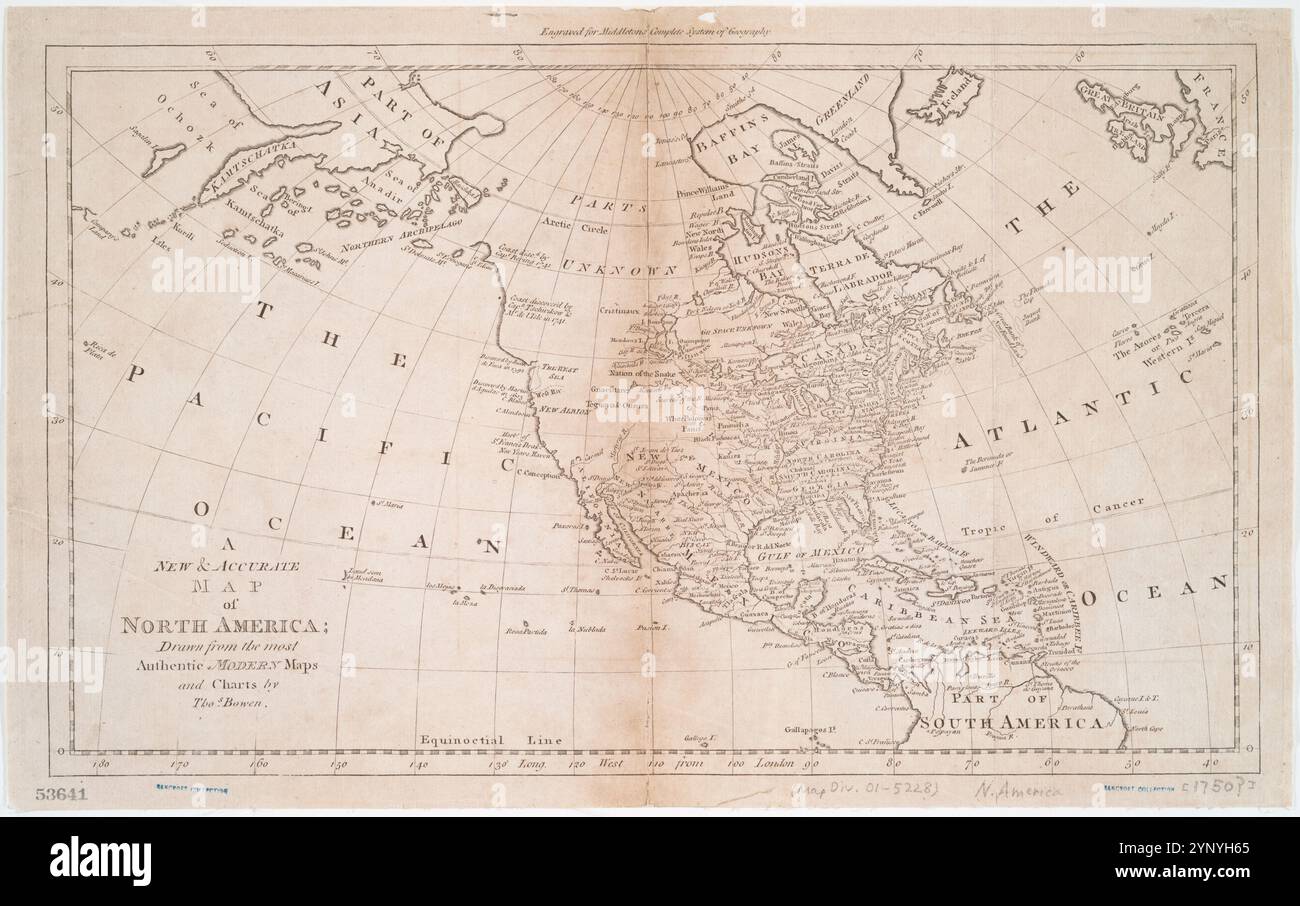 A new & accurate map of North America : drawn from the most authentic ...