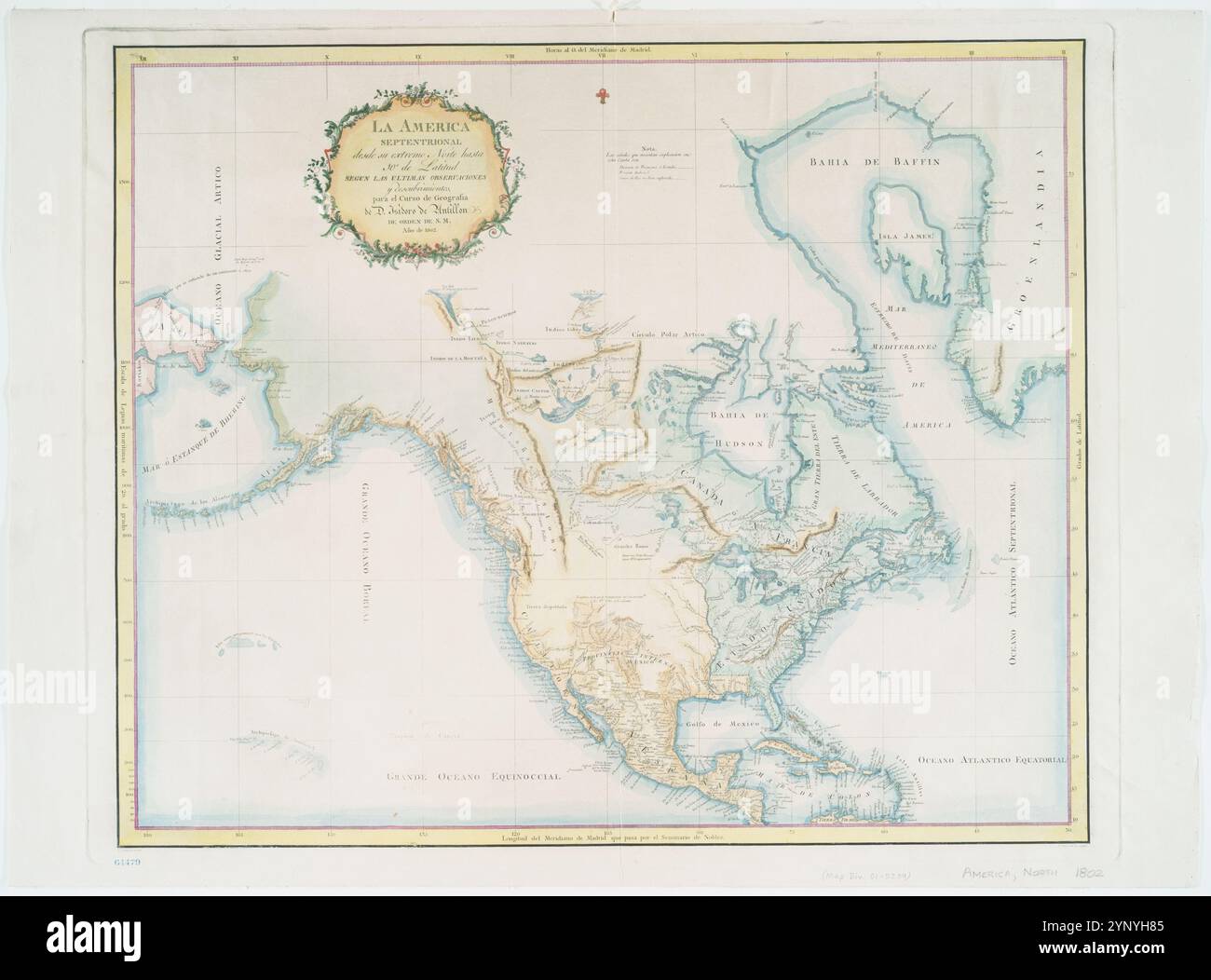 1810 map america hi-res stock photography and images - Alamy