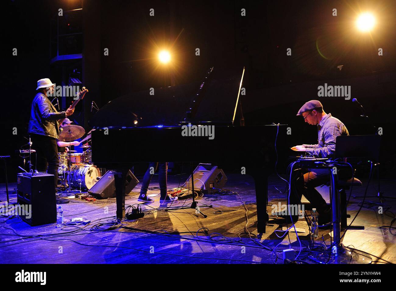 AARON PARKS LITTLE BIG, guitarist Greg Tuohey, bassist David Ginyard Jr ...