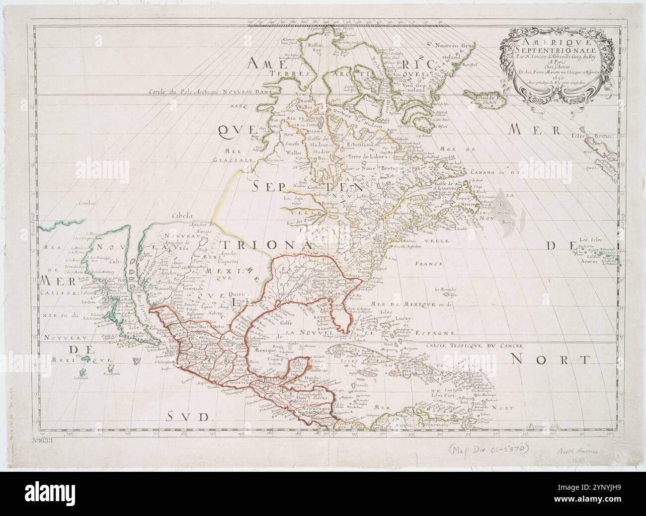 Nicolas sanson america hi-res stock photography and images - Alamy