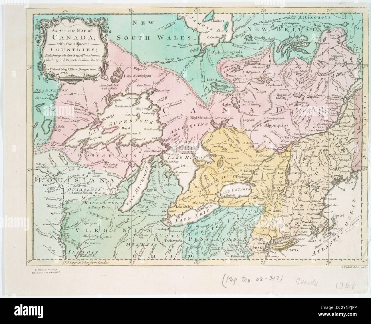 An accurate map of Canada, with the adjacent countries: exhibiting the ...