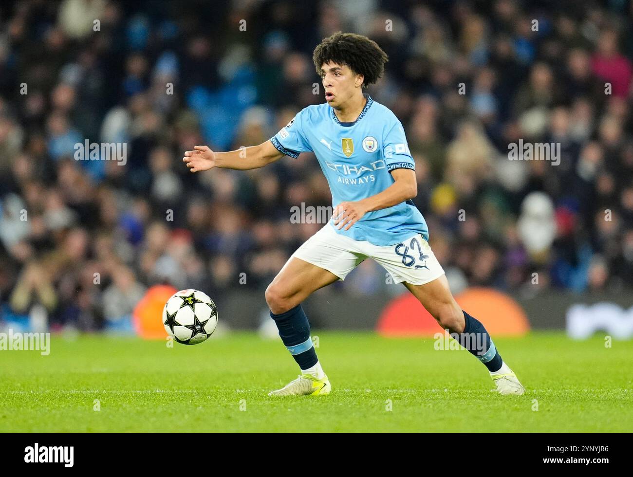 Manchester City's Rico Lewis during the UEFA Champions League, league ...