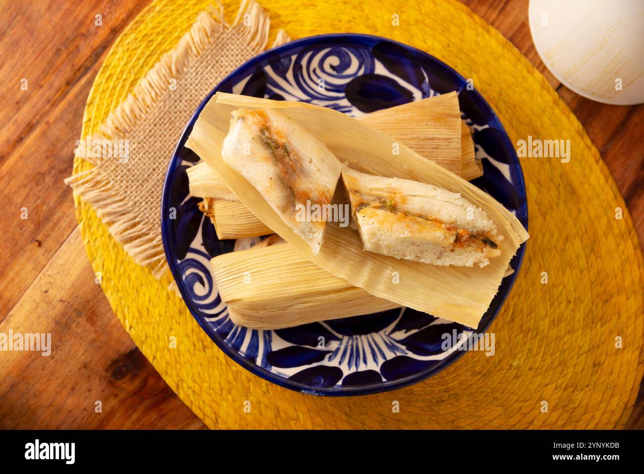 Tamales. hispanic dish typical of Mexico and some Latin American ...