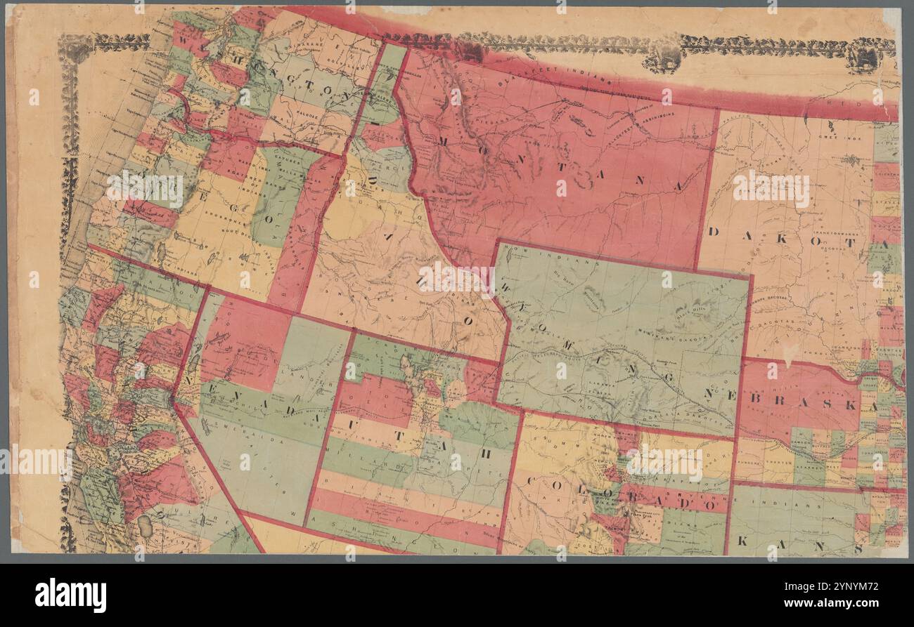 H.H. Lloyd & Co.'s new Union map of the United States: showing battle ...