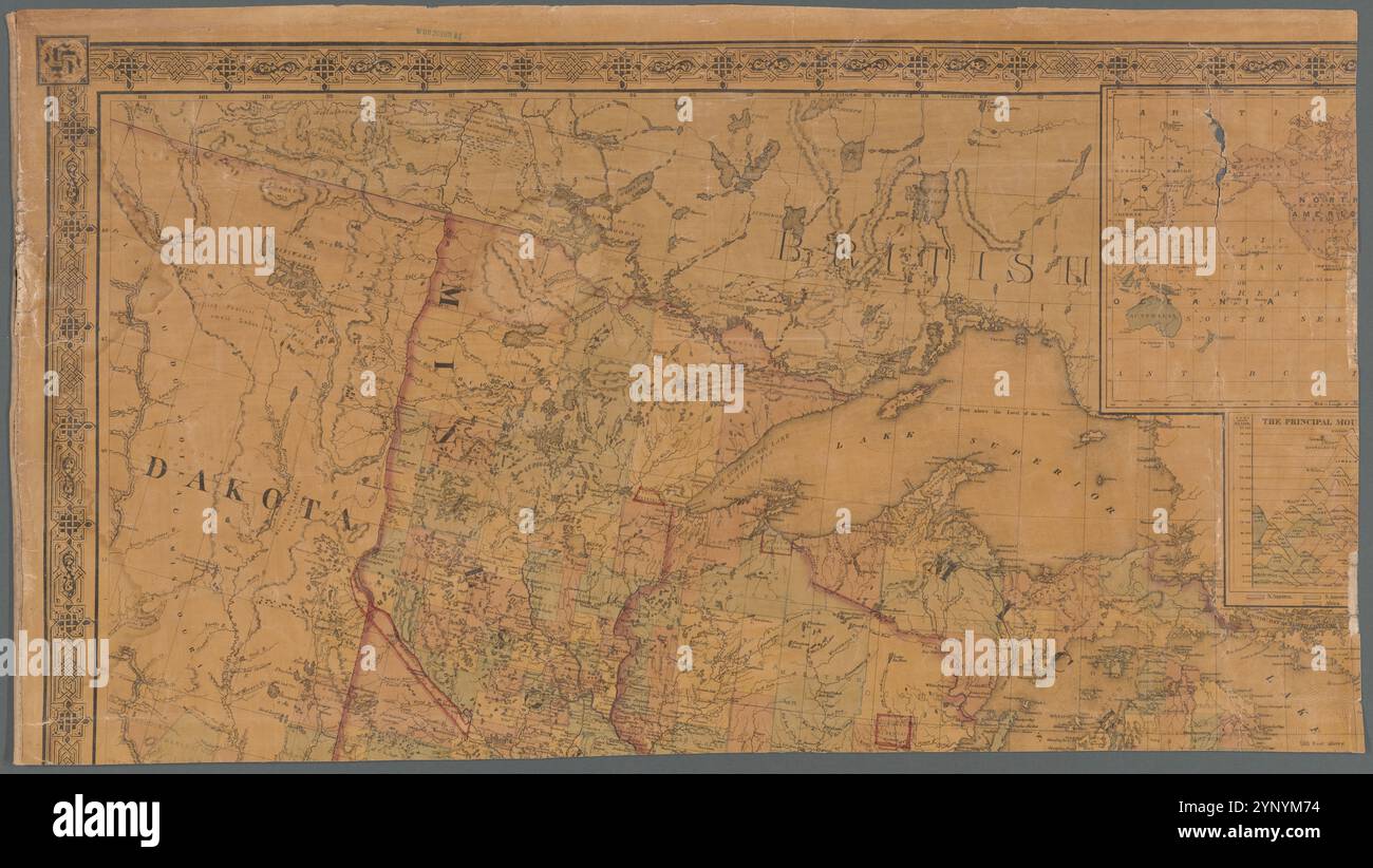 Schonbergs imperial map hi-res stock photography and images - Alamy