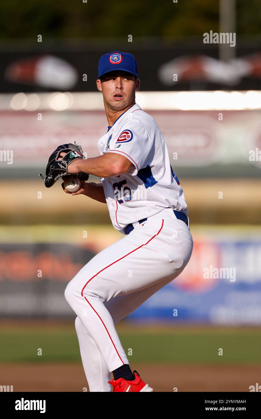 Tennessee Smokies starting pitcher Jimmy Endersby (25) in action ...