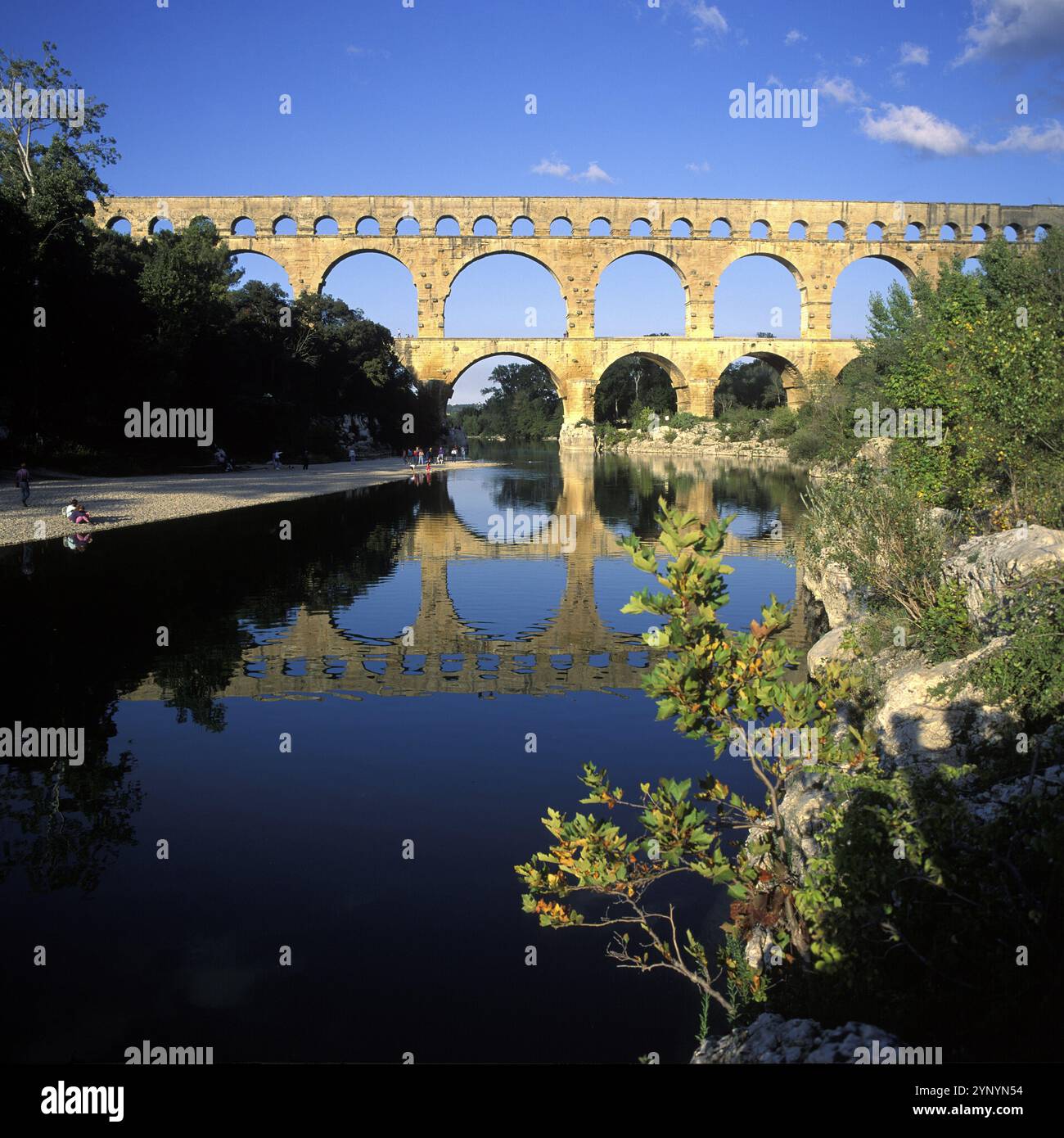Unesco World Heritage Site, Pont du Gard aqueduct, Roman bridge ...